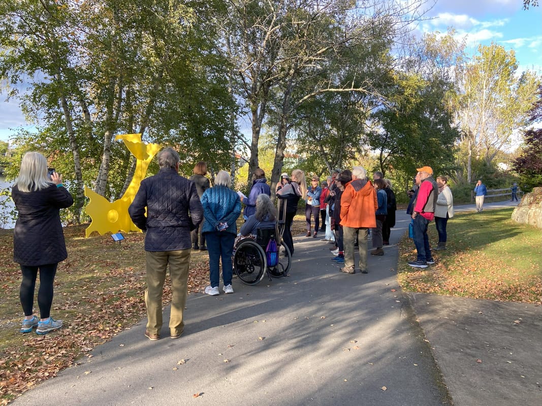 Winchester Cultural District hosts Riverwalk exhibit tours