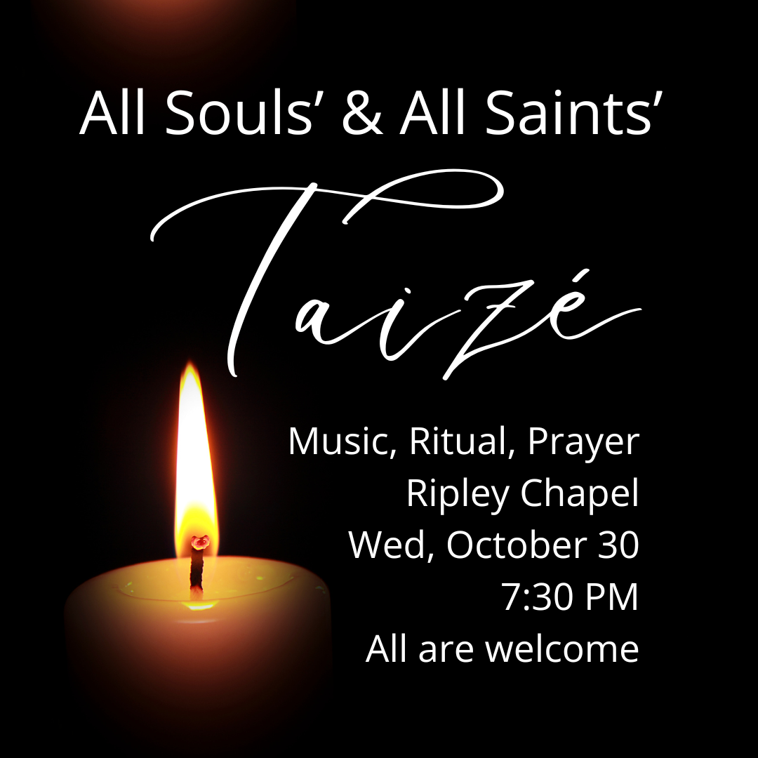Ripley Chapel to host Taizé service on Oct. 30