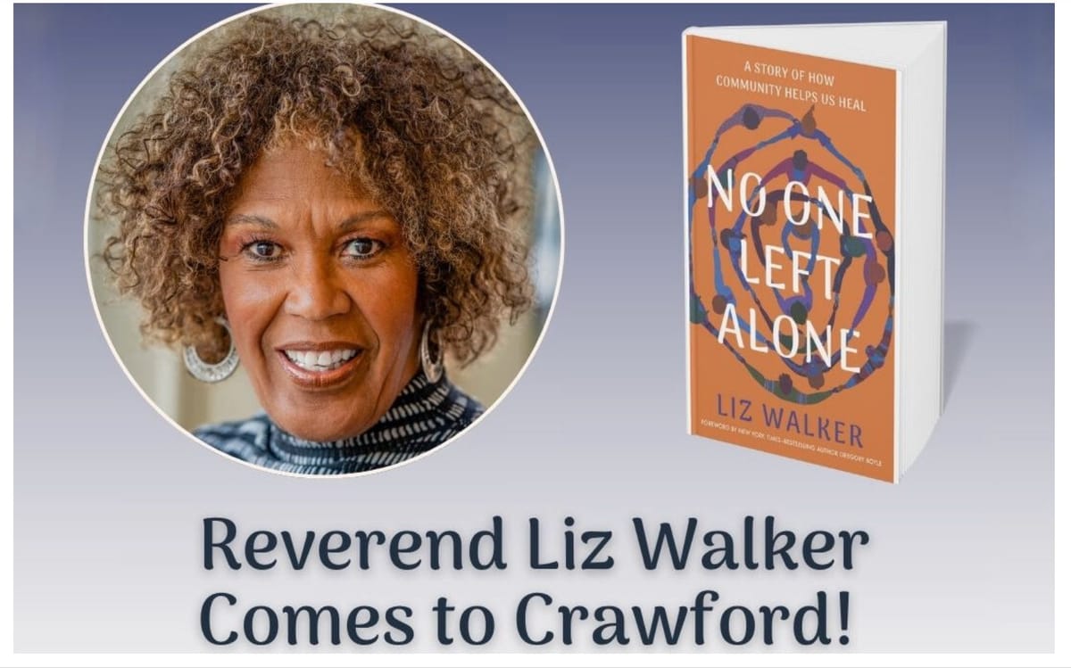 Rev. Liz Walker to speak on her new book at Crawford Memorial UMC